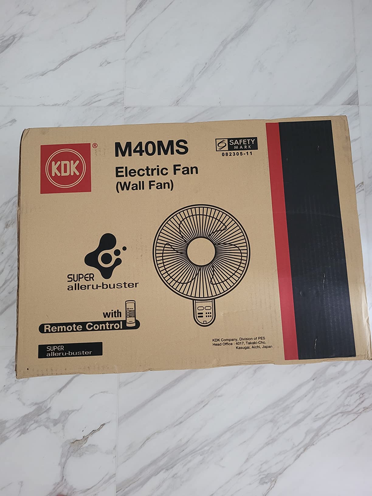 KDK M40MS Wall Fan with Remote Control, Grey : Amazon.sg: Home