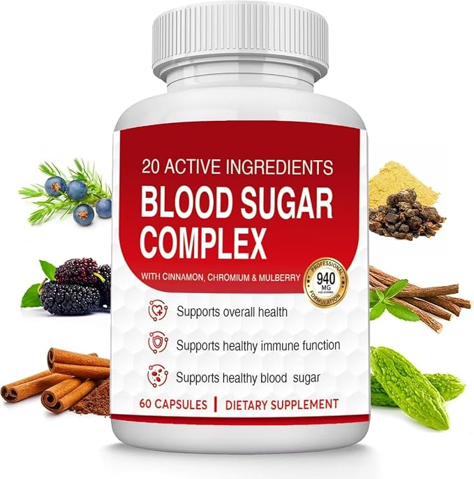 Amazon.com: Blood Sugar Complex Supplement - Helps Maintain Normal ...