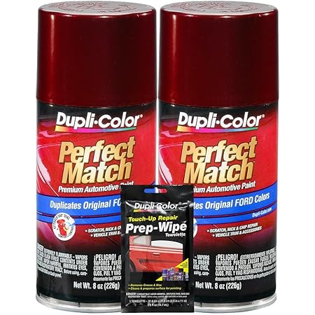 Amazon.com: Dupli-Color Candy Apple Red Exact-Match Automotive Paint ...