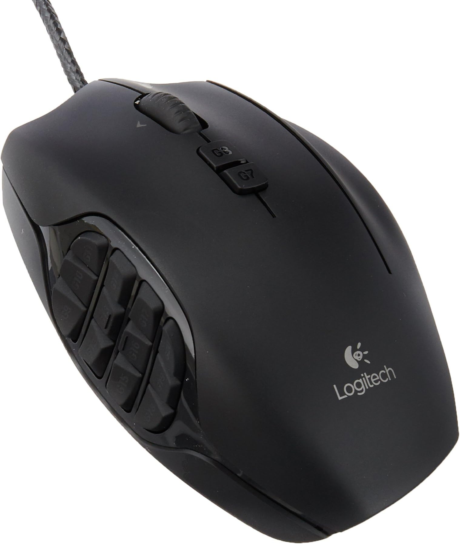 Logitech G600 MMO Gaming Mouse, incluye tres botones principales, 12 ...