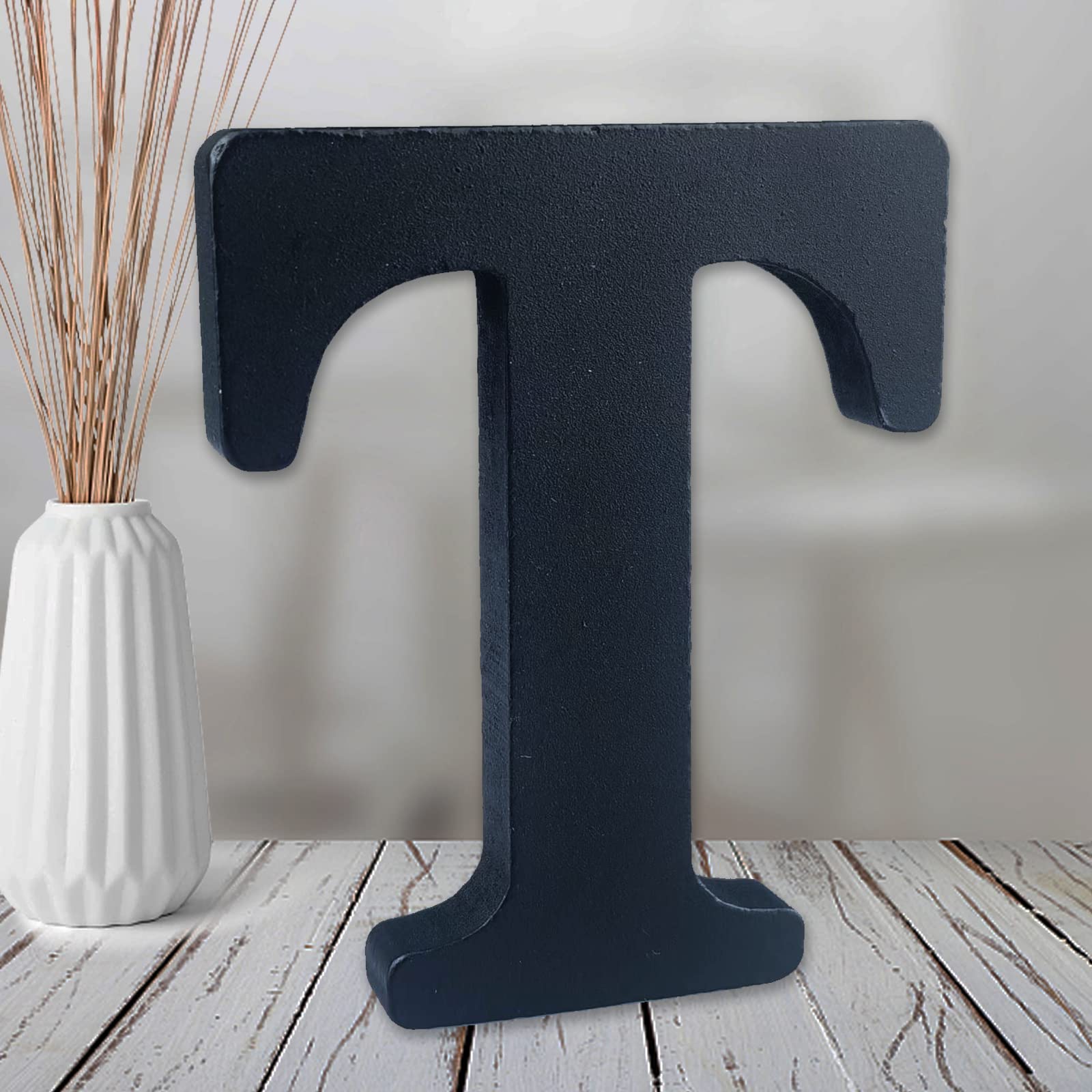 Amazon.com: AOCEAN 6 inch Black Wood Letters Unfinished Wood Letters ...