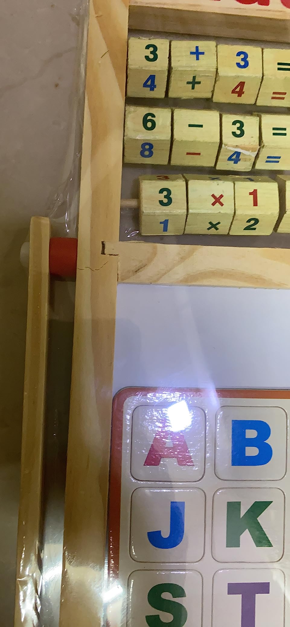 Buy FunBlast Magnetic Wooden Board for Kids - Education Board for Kids ...