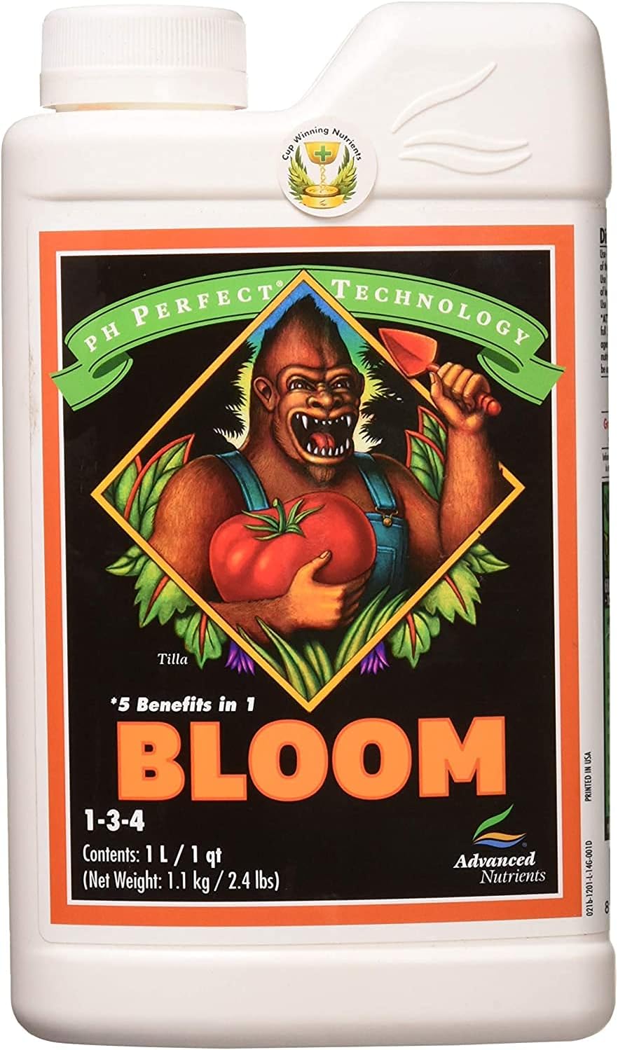 Amazon.com : Advanced Nutrients 1201-15 Bloom pH Perfect Fertilizer, 4 ...