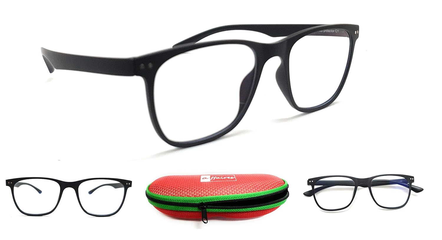 Affaires Premium Blue Cut Protector Zero Power Spectacles with Anti ...