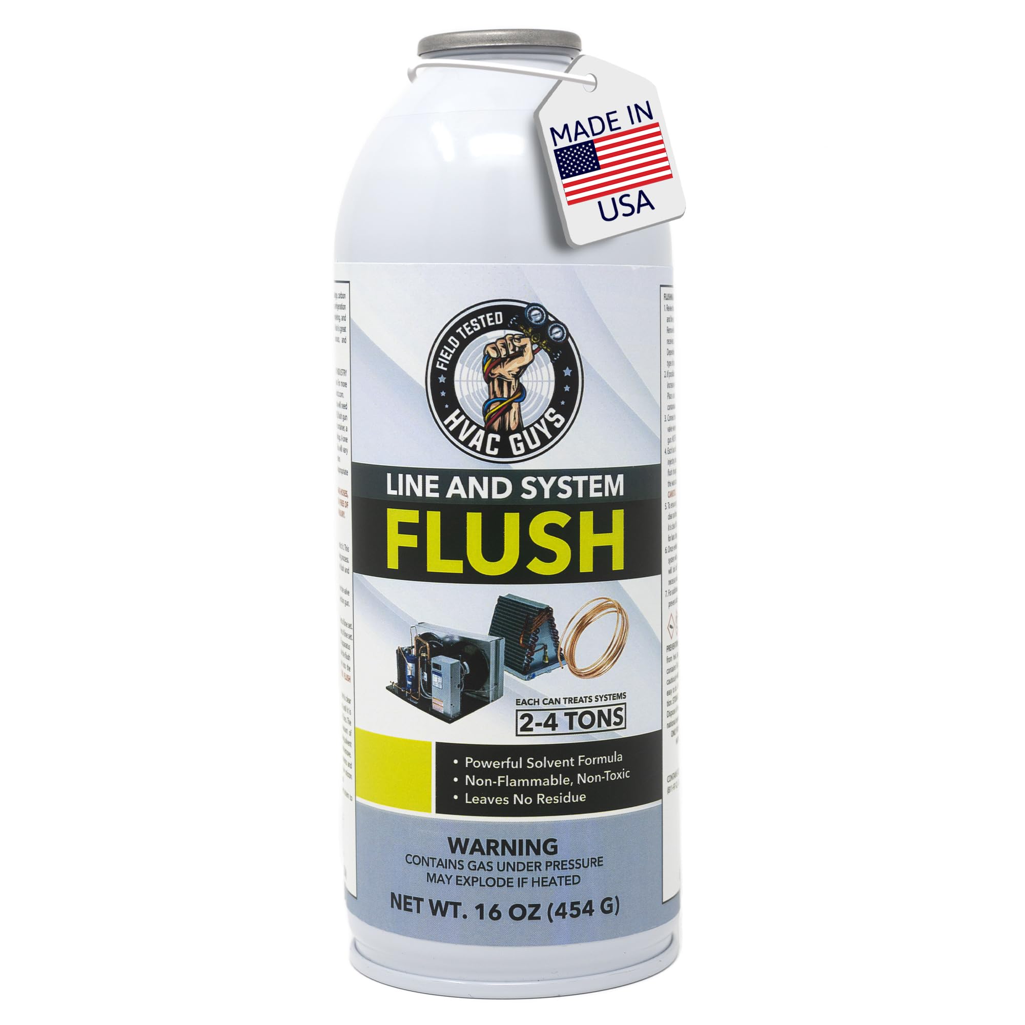 Snapklik.com : Line Set & System AC Flush Solvent 1 Pound Can ...