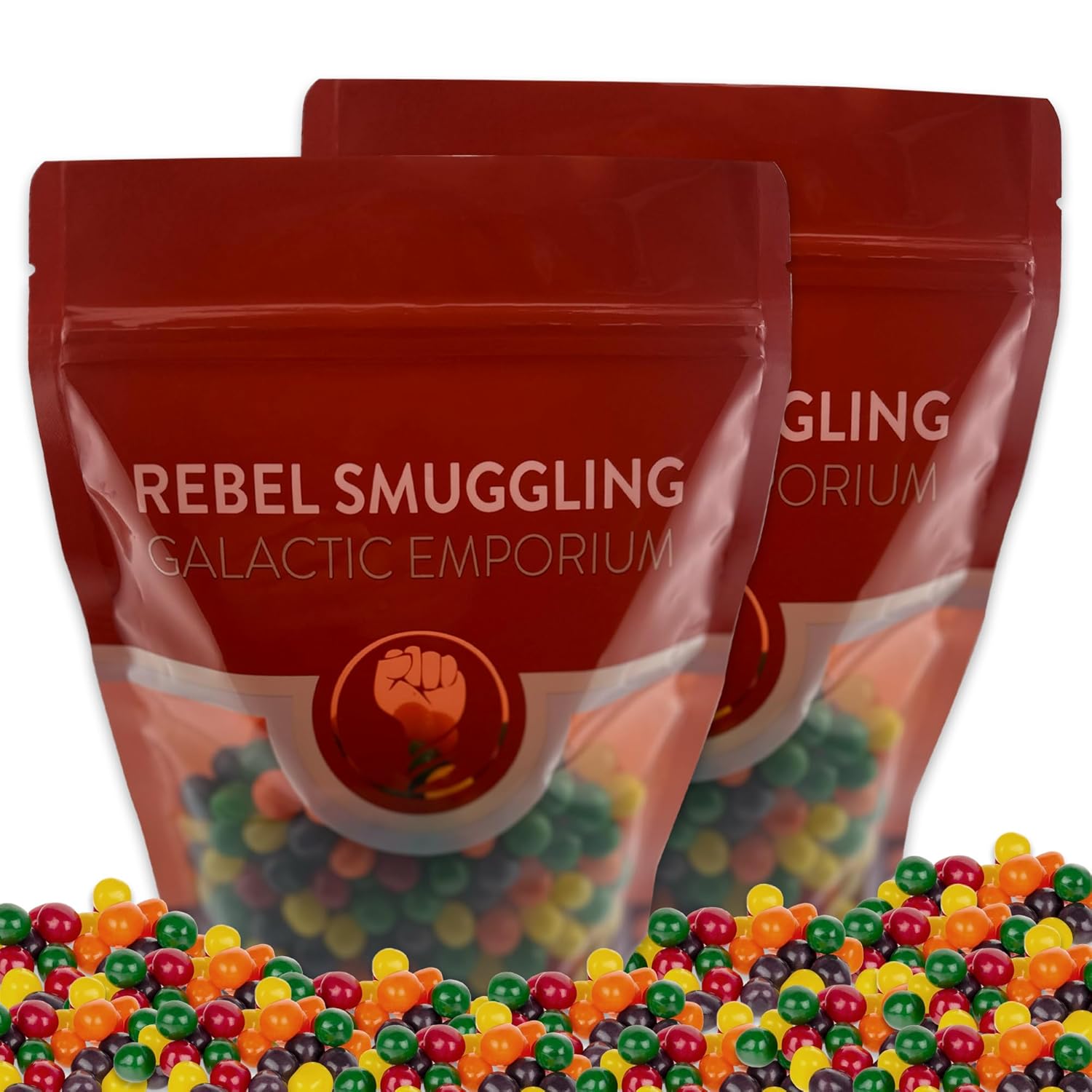 Amazon.com : Fruit Sours Chewy Candy Bulk 4LB Bag by Rebel Smuggling ...
