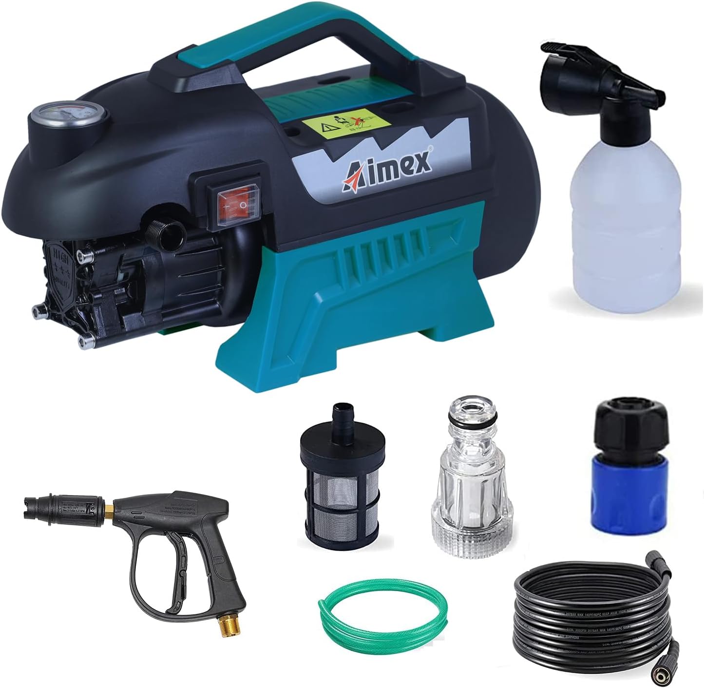 Aimex Portable high Pressure Car Washer Machine for Washing Car, Bike ...