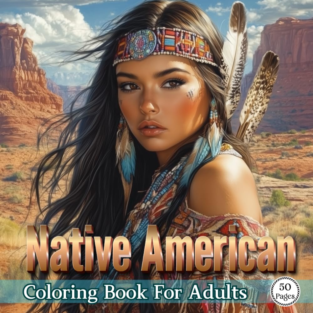 Amazon.com: Native American Coloring Book for Adults: Traditional ...