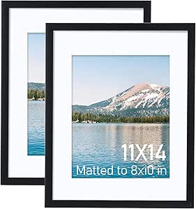 TWING 11x14 Collage Picture Frames Set of 2, Black 11x14 Frames ...