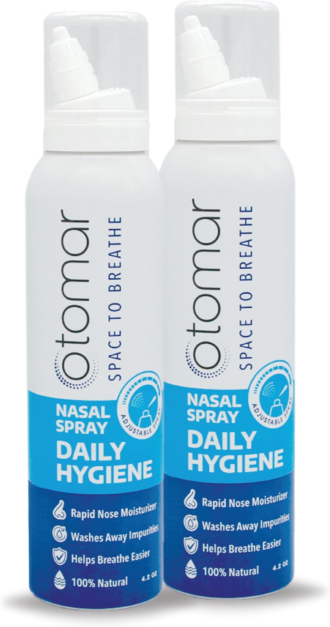 Amazon.com: otomar Adults Pocket Travel Size Nasal Saline Spray, Unique ...