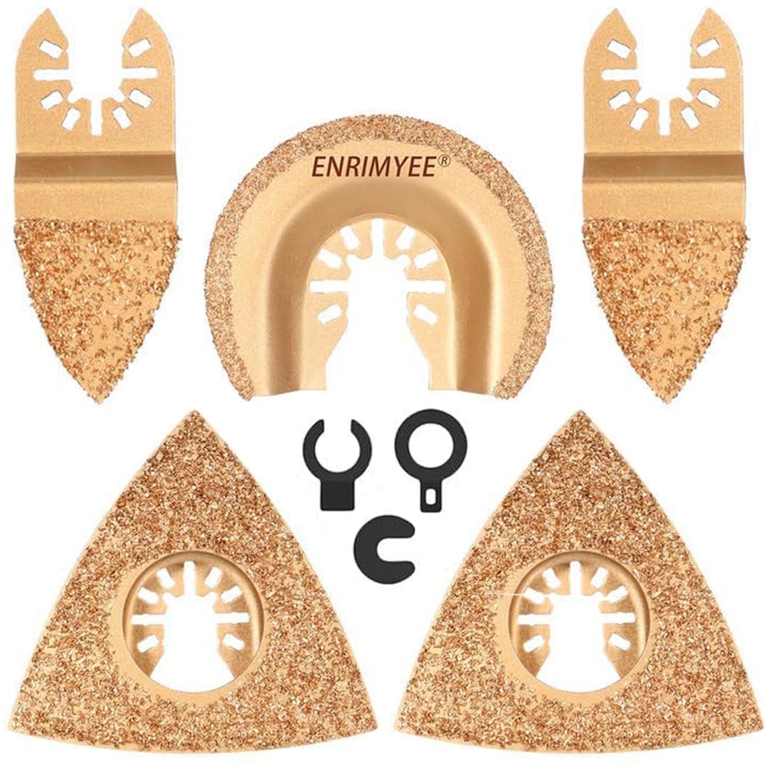 Oscillating Tool Blades, Multi Tool Blades Carbide for Grit Grout ...