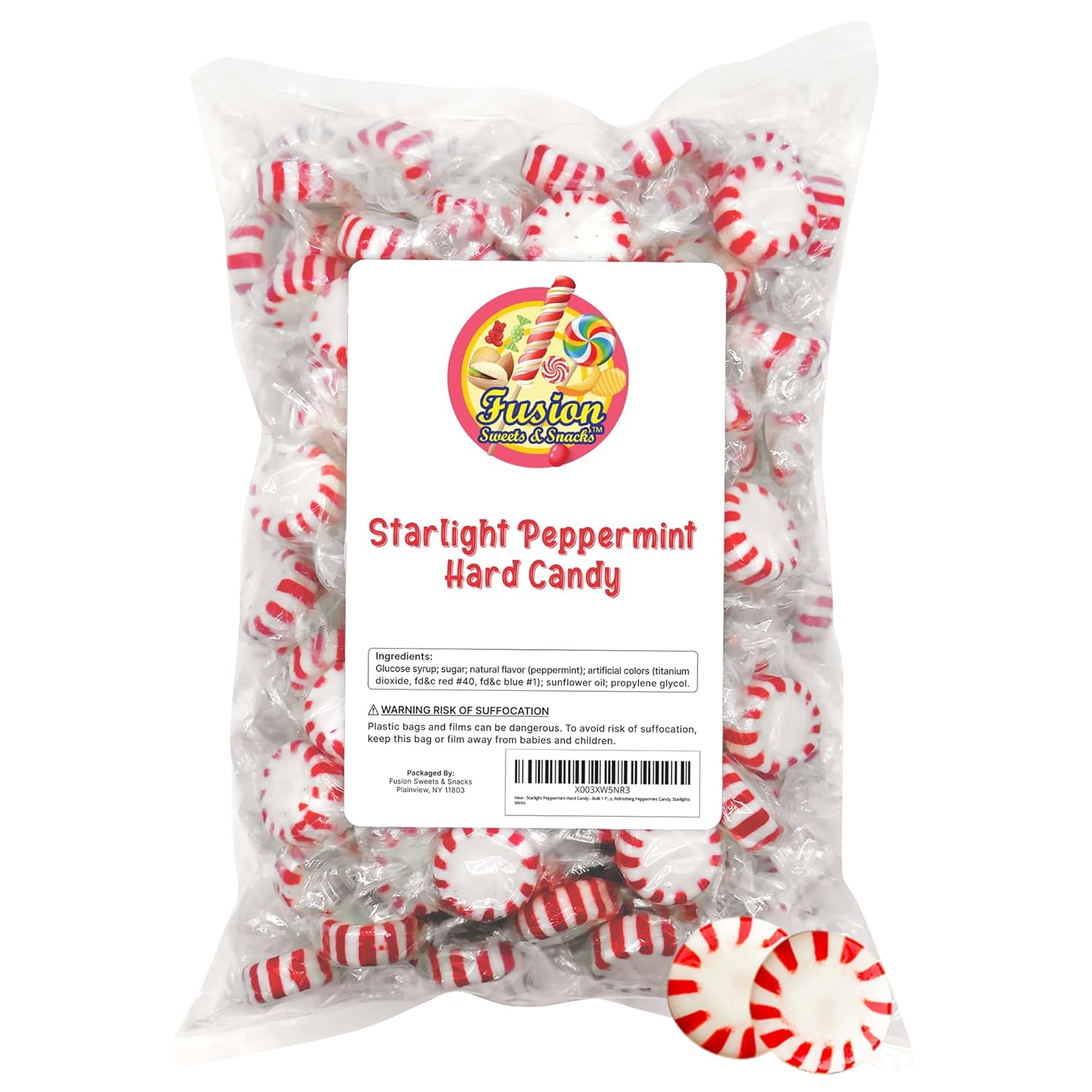Amazon.com : Starlight Peppermint Hard Candy - Bulk 2 Pounds ...