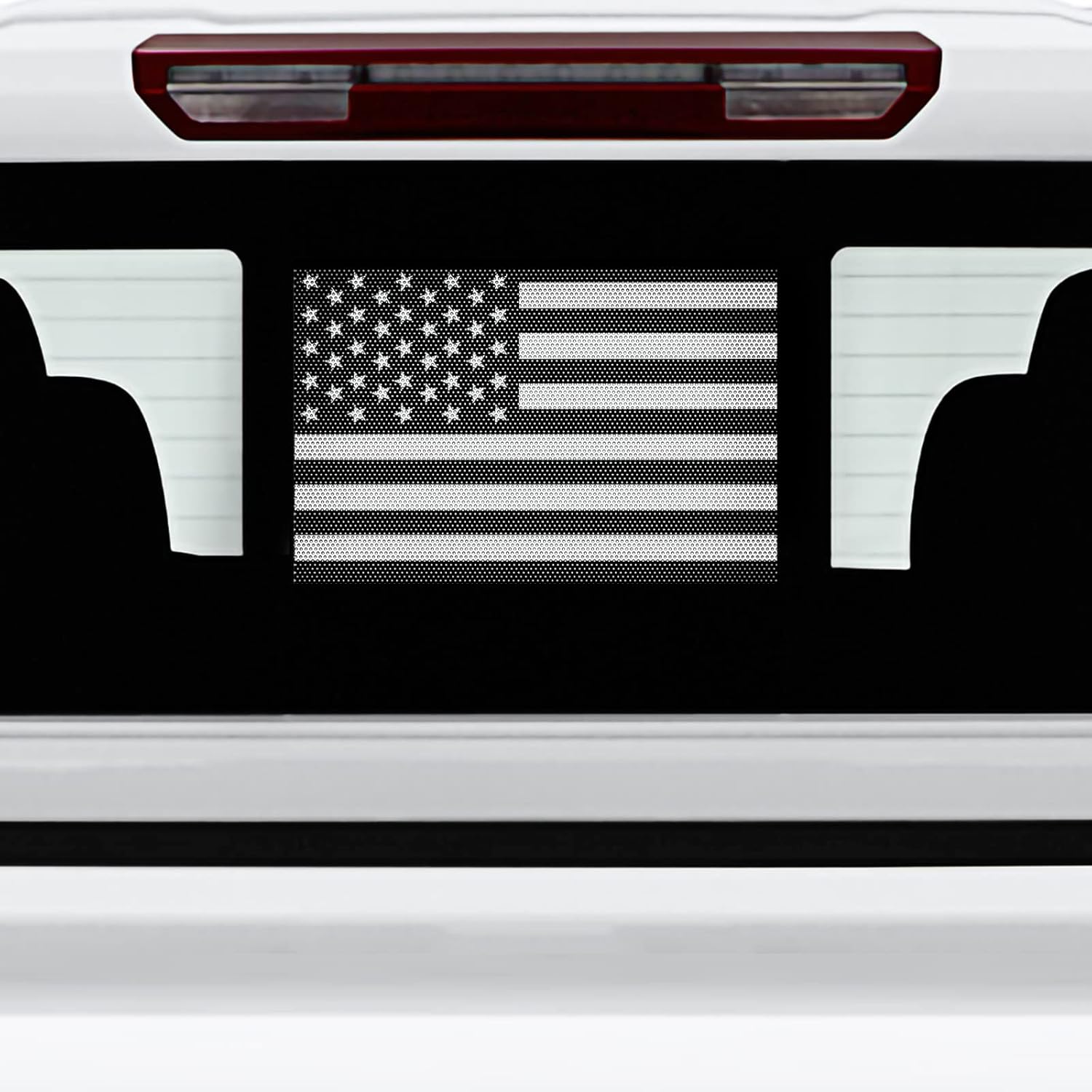 Amazon.com - Precut Rear Middle Window American Flag Decal Fit for ...