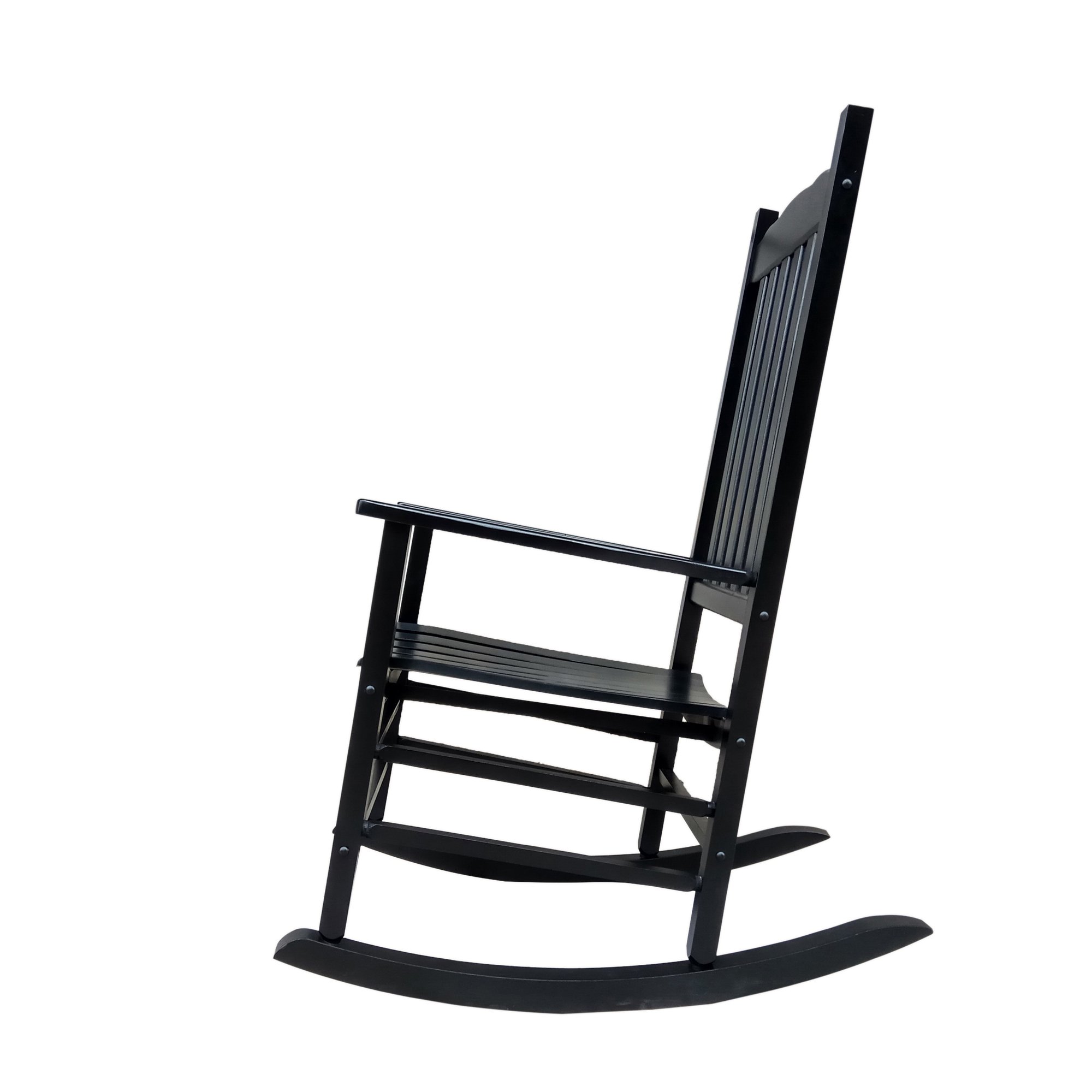 Rocking Rocker - A001BK Black Porch Rocker/Rocking Chair - Easy to ...