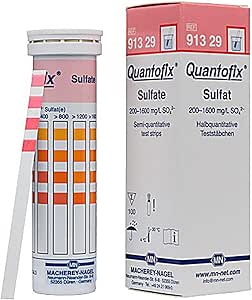 Macherey-Nagel, 91329, Quantofix Sulfate, Box Of 100 Strips : Amazon.co ...