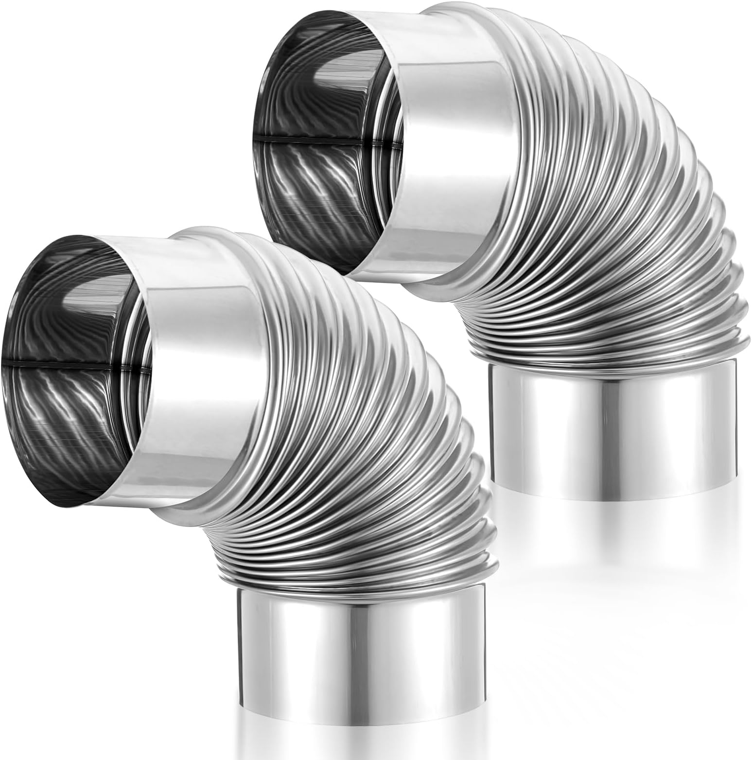 Amazon.com: 4 Inch 90 Degree Galvanized Dryer Elbow Vent Tube Connector ...