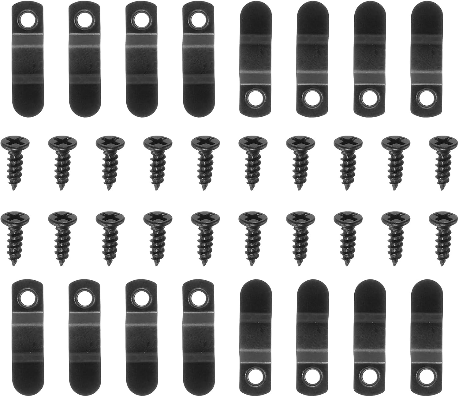 HARFINGTON 100Pcs Picture Frame Backing Hardware Clips with 100Pcs ...