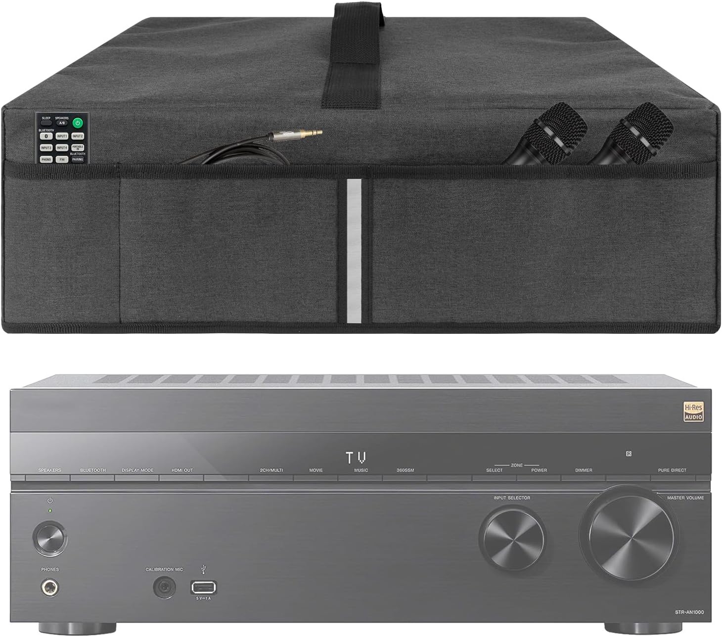 Amazon.com: TXEsign Dust Cover Compatible with YAMAHA R-S202BL/Sony ...