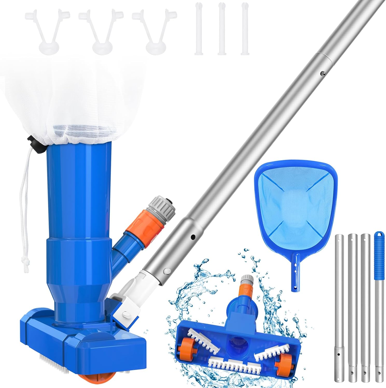 Amazon.com : 2024 Upgraded Swimming Pool Cleaning Kit with Spa Jet Pool ...