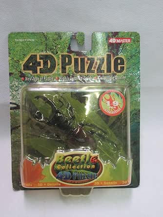 Amazon.co.jp: 4D MASTER 4D PUZZLE Beetle Collection 3D Puzzle Stag ...
