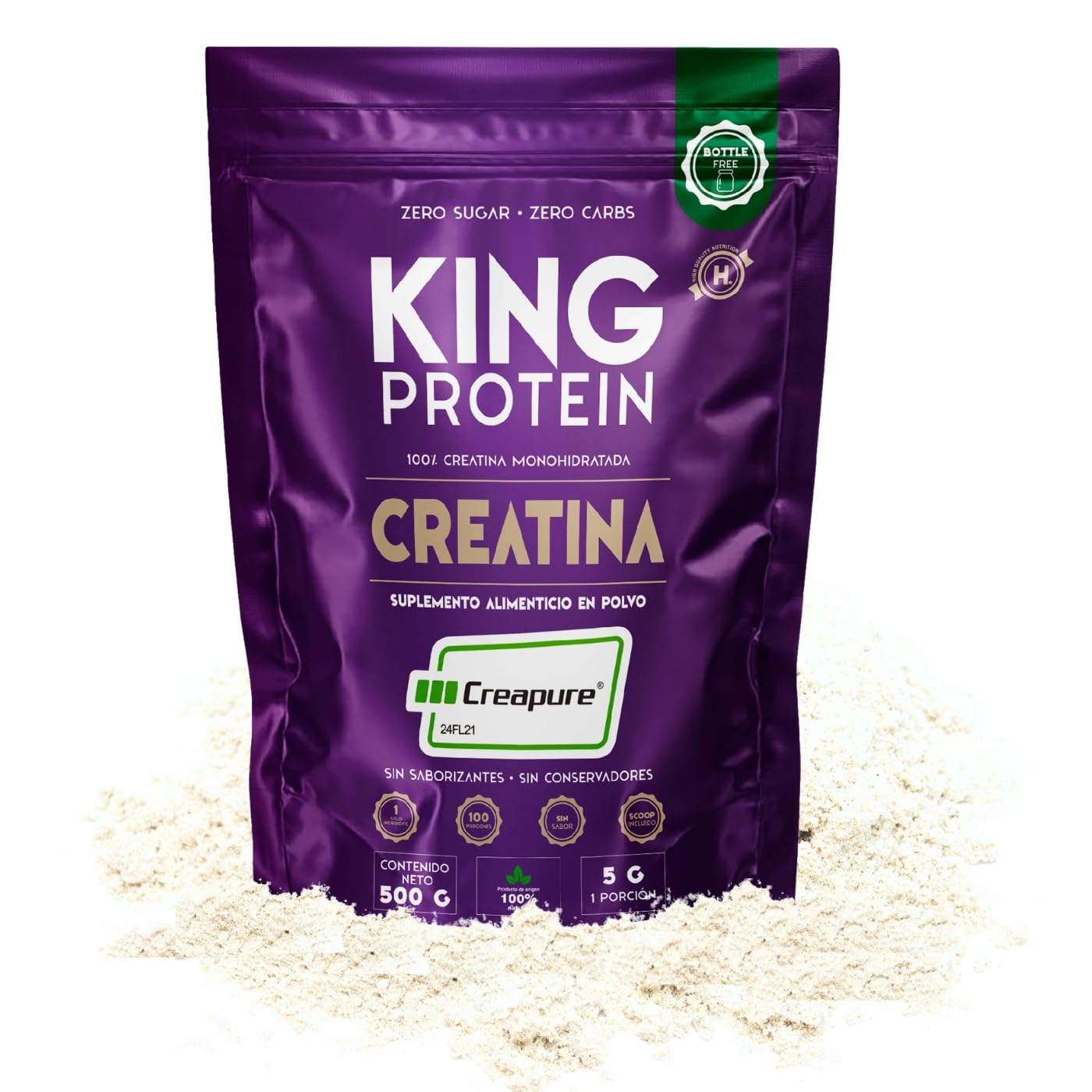 KING Protein | Creatina Monohidratada Creapure® | 1 Ingrediente ...