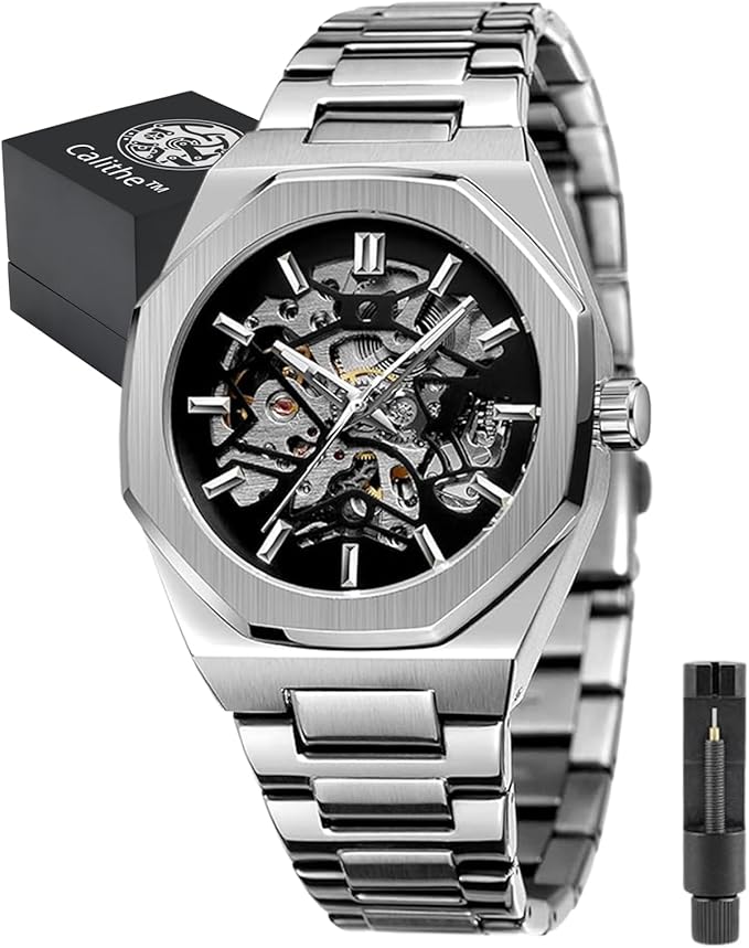 Calithe™ Phantom Mechanical Watch - Waterproof Day Watch with Premium ...