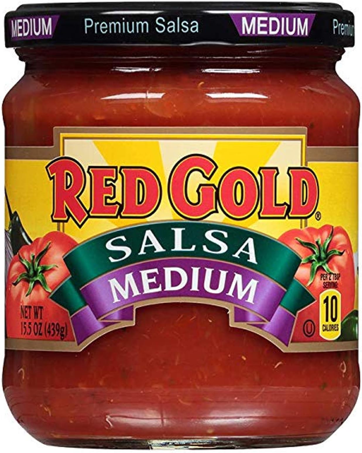 Amazon.com: Red Gold | Premium Salsa | 10 Calories per Serving | 15.5 ...