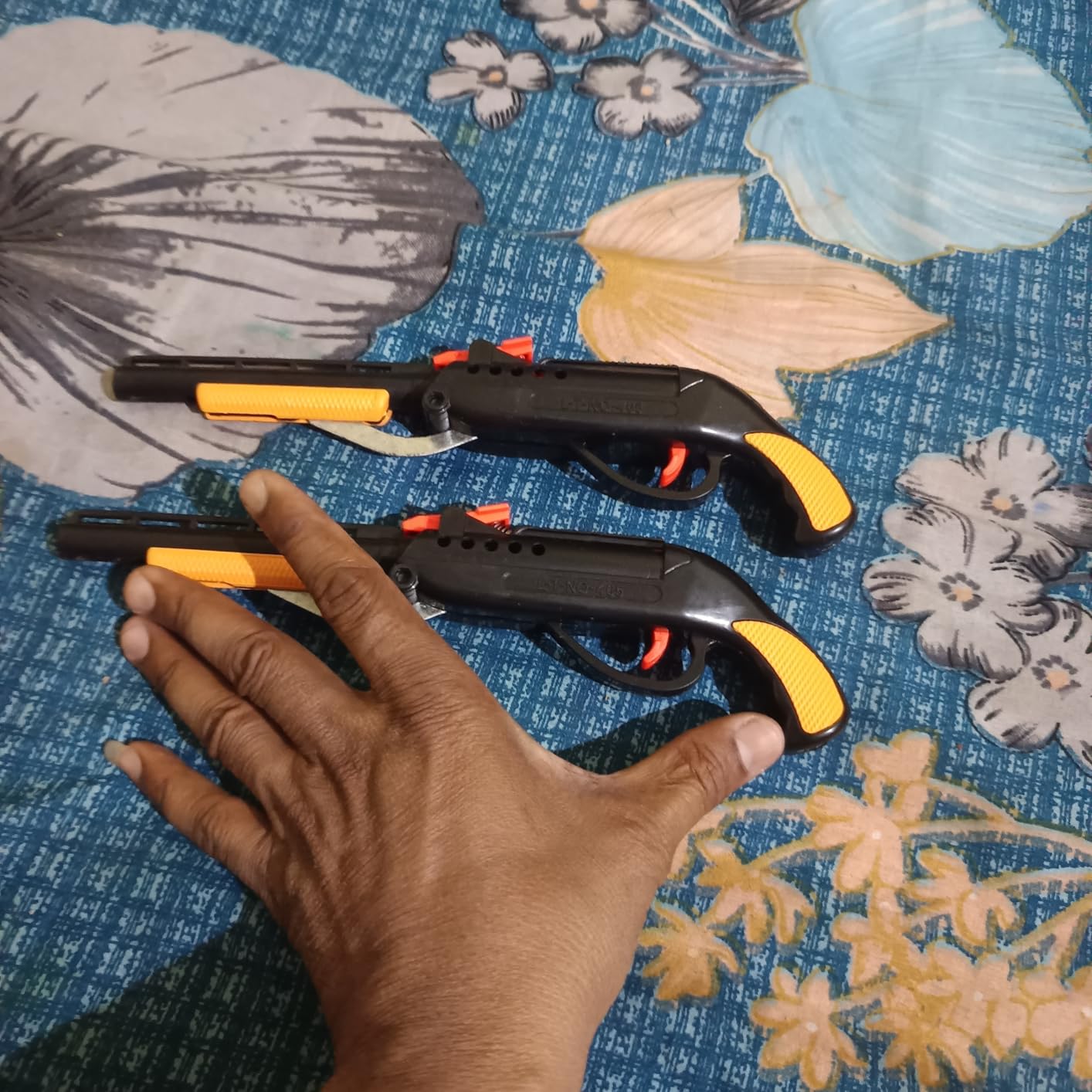 GRAPHENE Toy Blaster Gun for Diwali Matchis Gun Toy 2 Pcs Pub-G Gun Toy ...