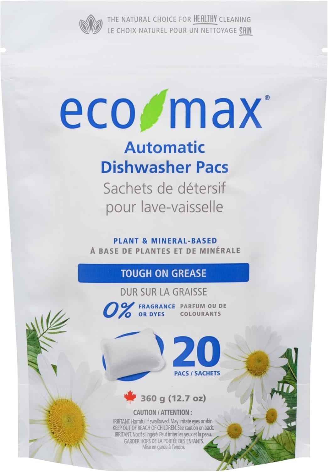 Amazon.com: ECOMAX Automatic Dishwasher Pacs Hypoallergenic, 360 GR ...
