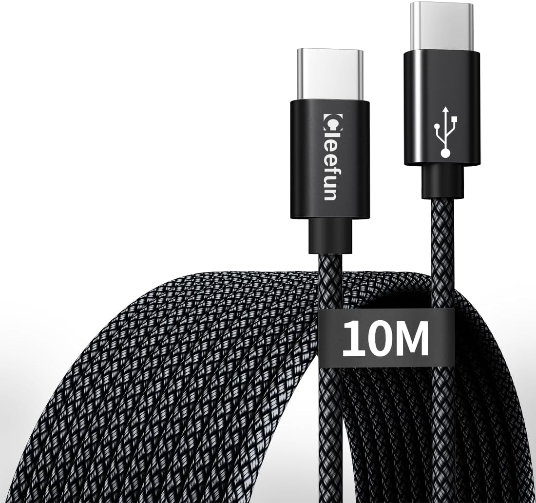 Amazon.co.jp: USB C ケーブル10m CLEEFUN USB C to USB C 充電ケーブル 長い タイプc ケーブル ...