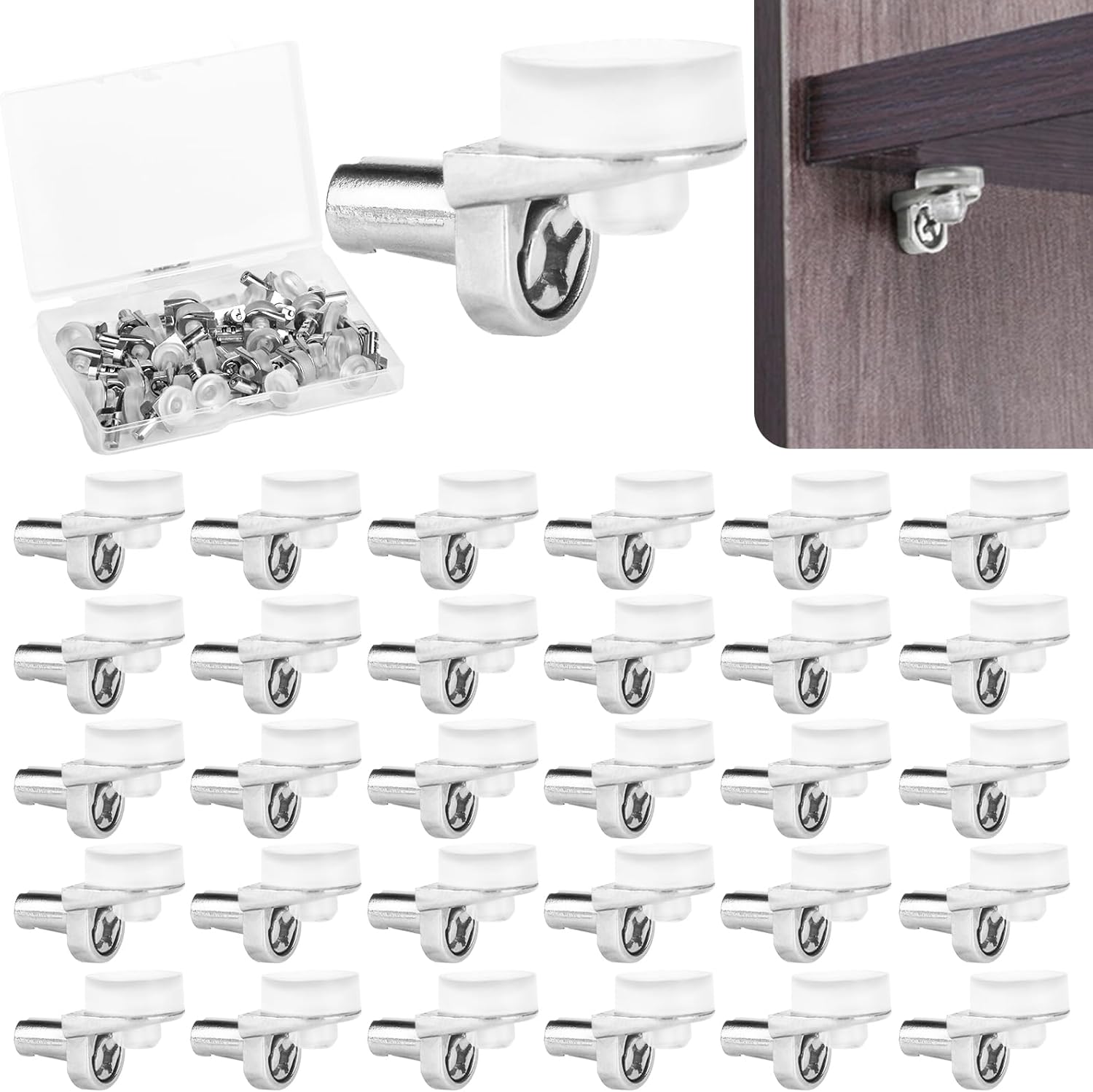 Amazon.com: Shelf Support Peg with Suction Cup 5mm Shelf Pegs for ...