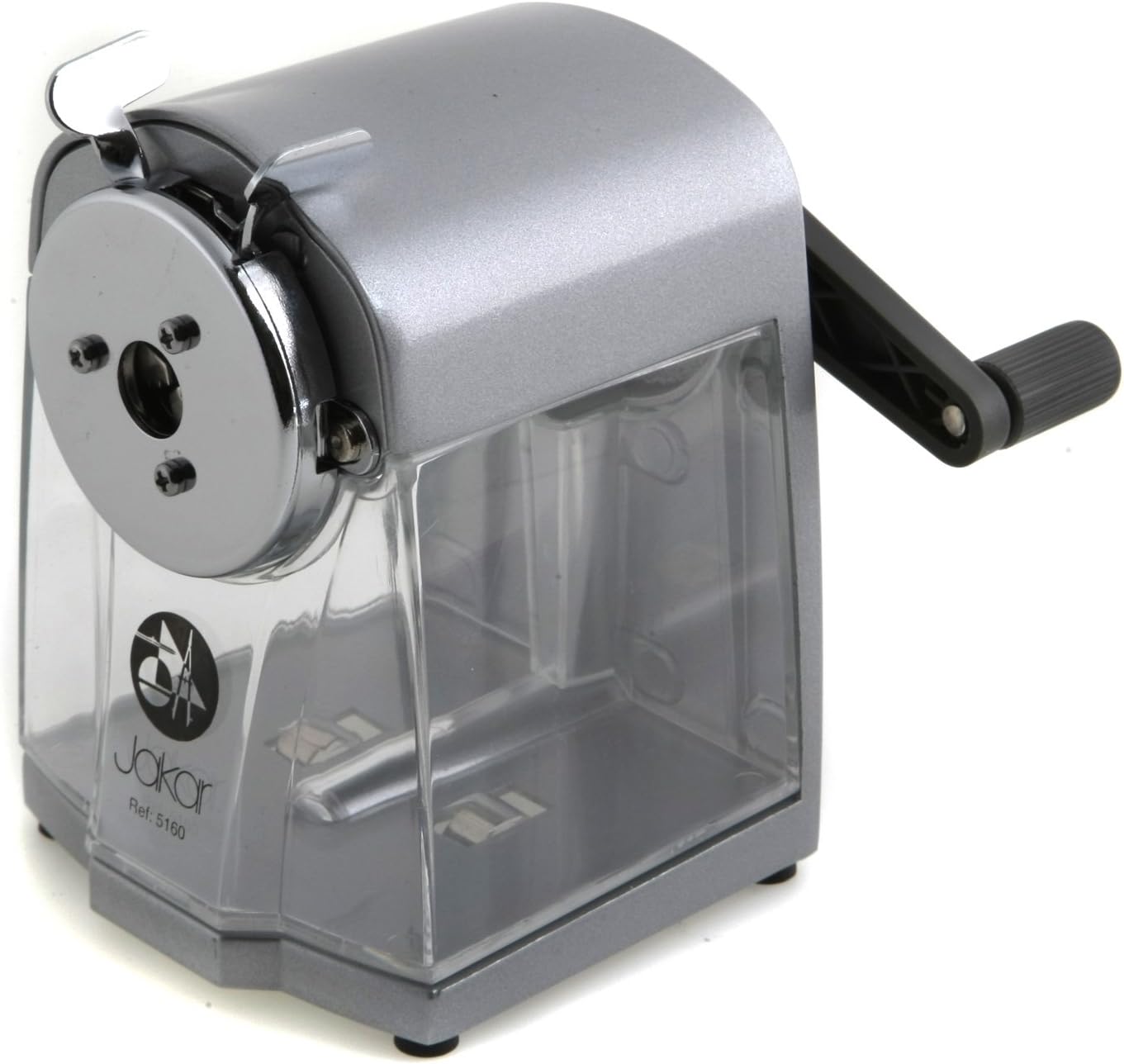 Jakar Metal Desktop Pencil Sharpener - Color: Silver : Amazon.co.uk ...
