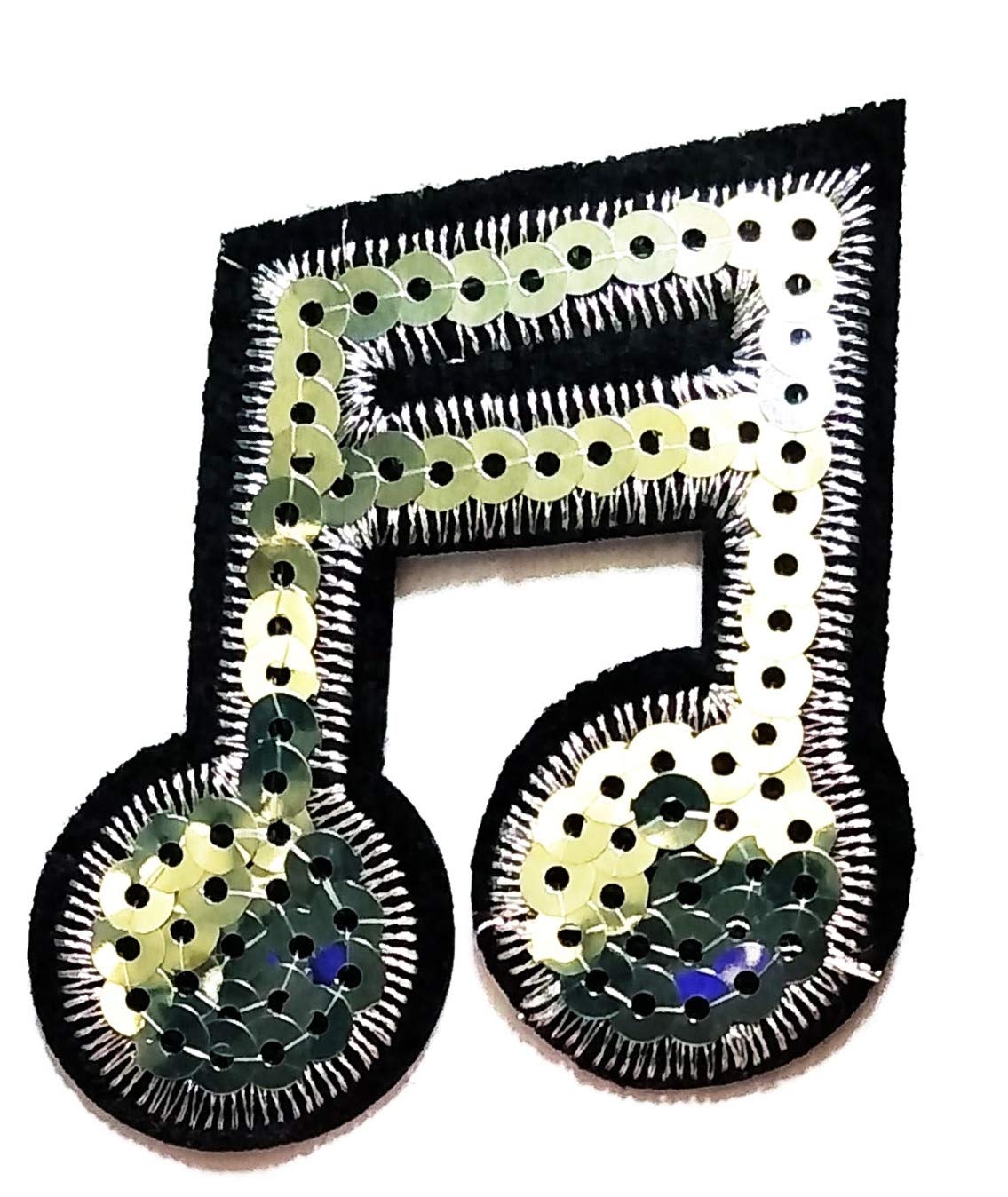 Amazon.com: Nipitshop Patches Sequin Musical Notation Music Note Symbol ...