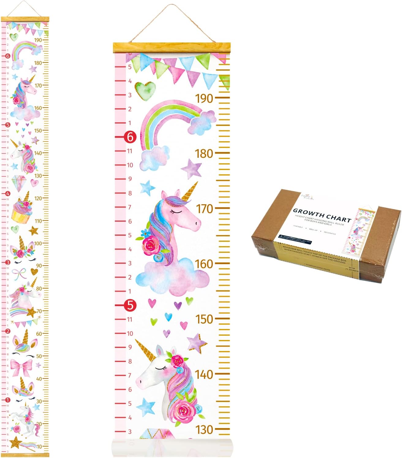 Amazon.com: Smlper Growth Chart for Kids,Child Height Chart Ruler for ...