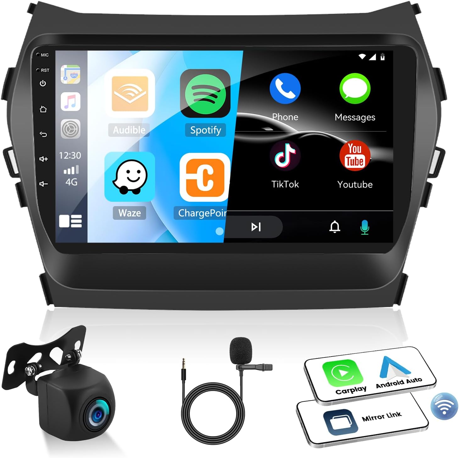 Amazon.com: 8 Core 4G+64G Android 13 Car Radio for Toyota RAV4 2013 ...
