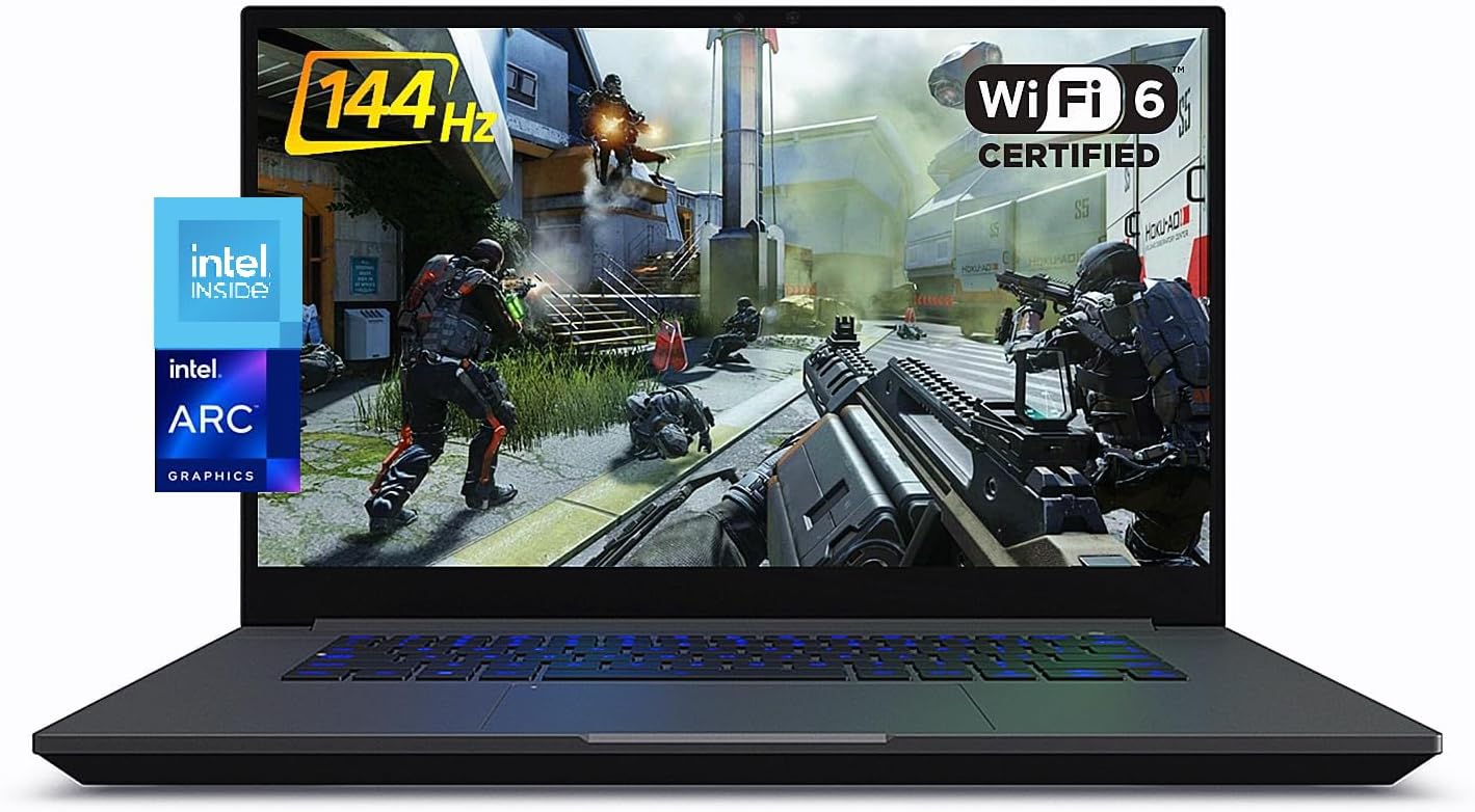 Amazon.com: NUC Intel X15 Gaming Laptop, 15.6" FHD 144Hz Display, i7-12700H, Intel Arc A730M ...