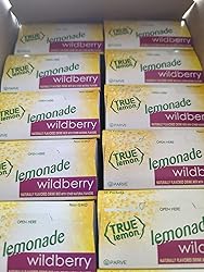 Amazon.com : True Lemon (Energy Drinks) Wild Cherry Cranberry & Wild Blackberry Pomegranate 2 ...