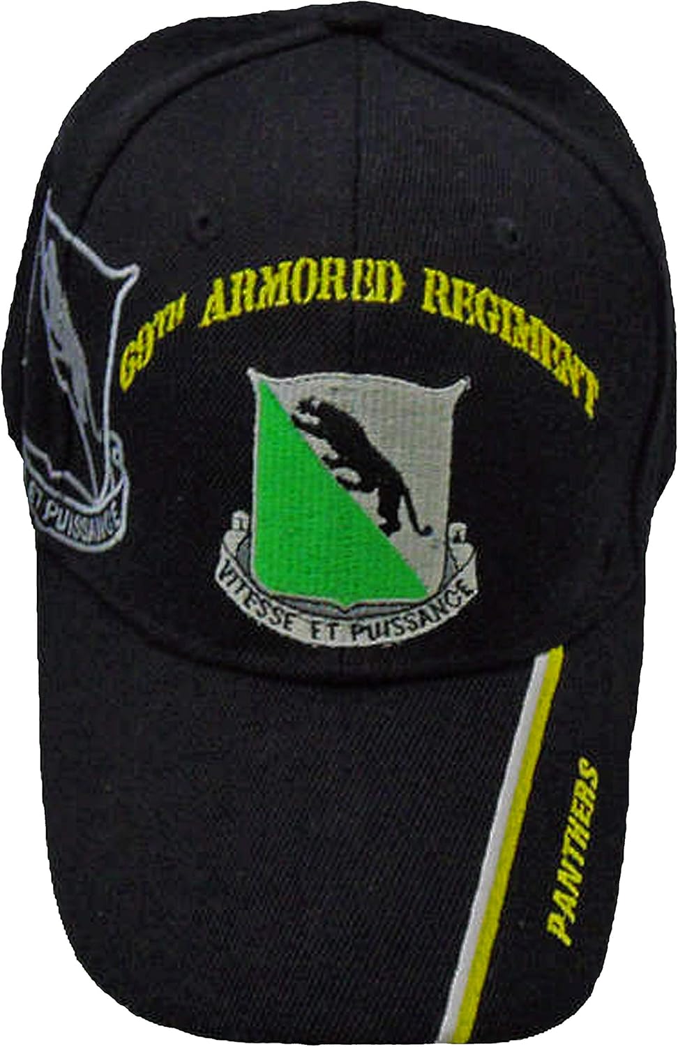 U.S. Army 69th Armored Regiment Baseball Cap, Panthers, Black Hat ...