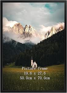 Amazon.com - Giftgarden 19.7x27.6 Puzzle Frame Black, 50x70cm Picture ...