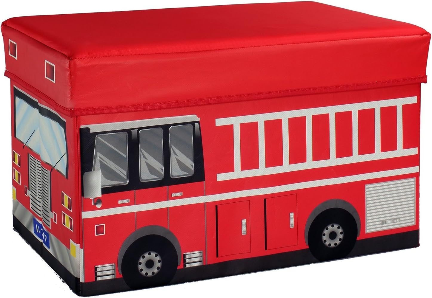 Fire Truck Engine Ride On Box To Store Fireman Sam, Firehouse And ...