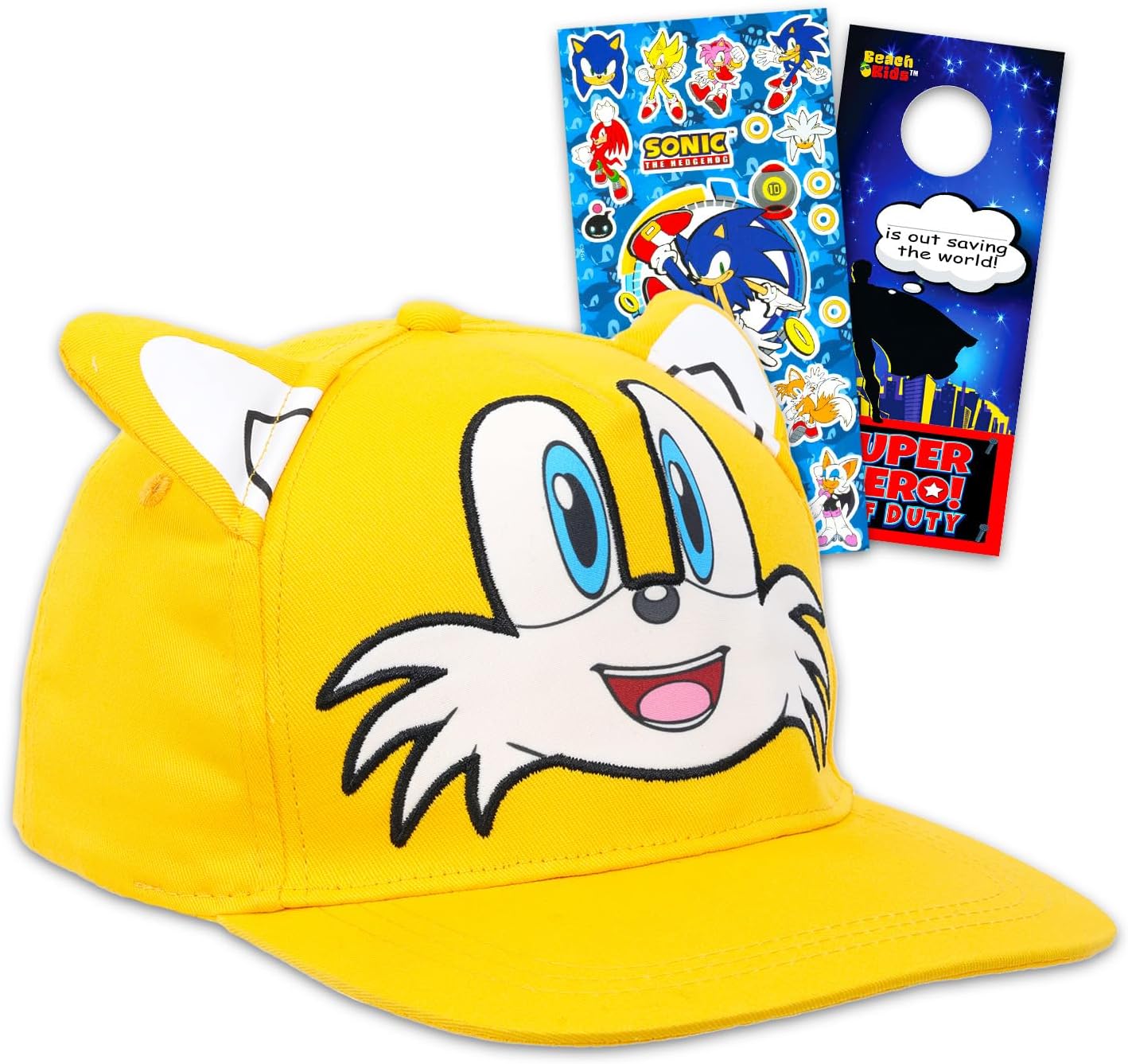 Amazon.com: Nintendo Sonic Tails Baseball Cap - Tails Costume Hat ...