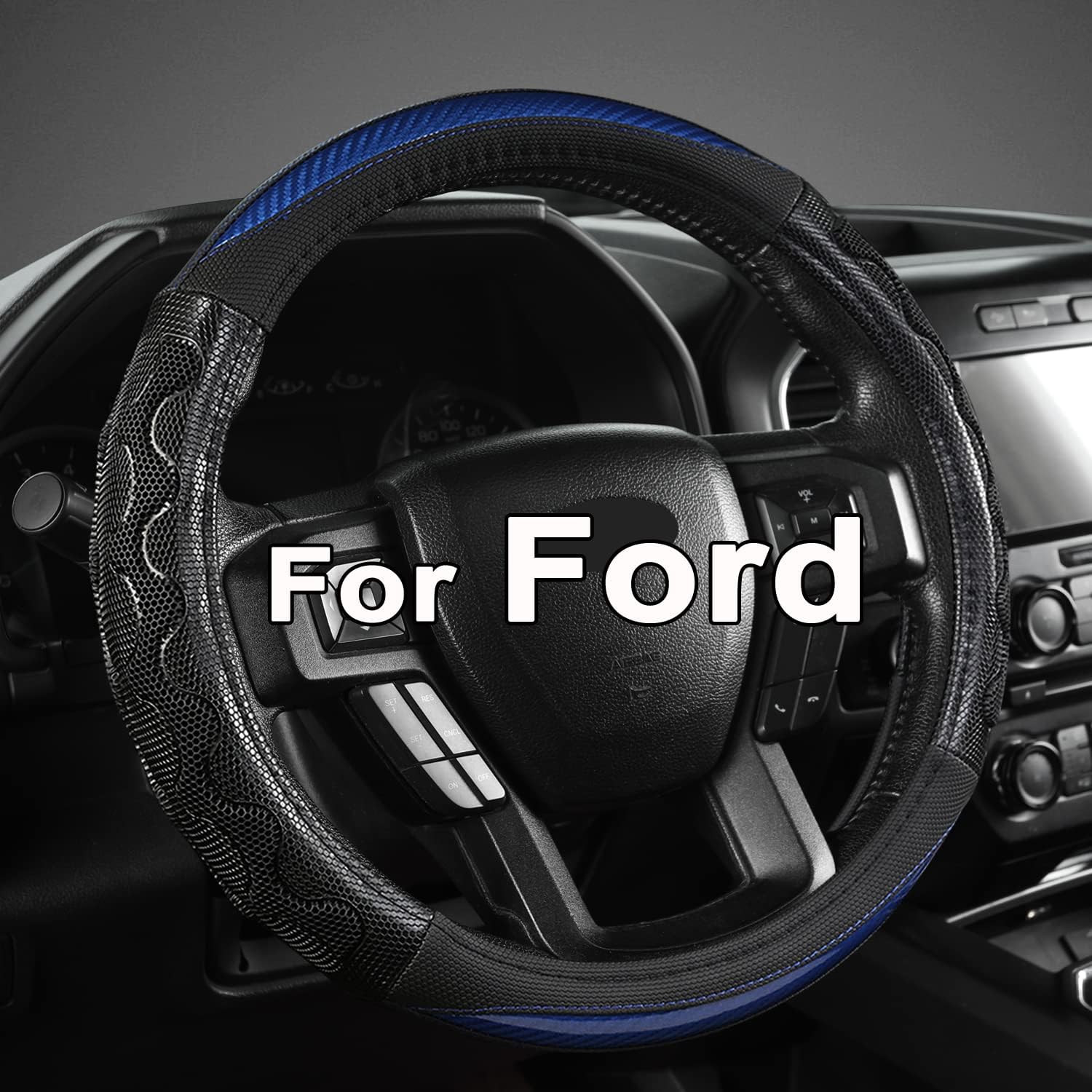 Amazon.com: GIANT PANDA Car Steering Wheel Cover for Ford F150 F250 ...