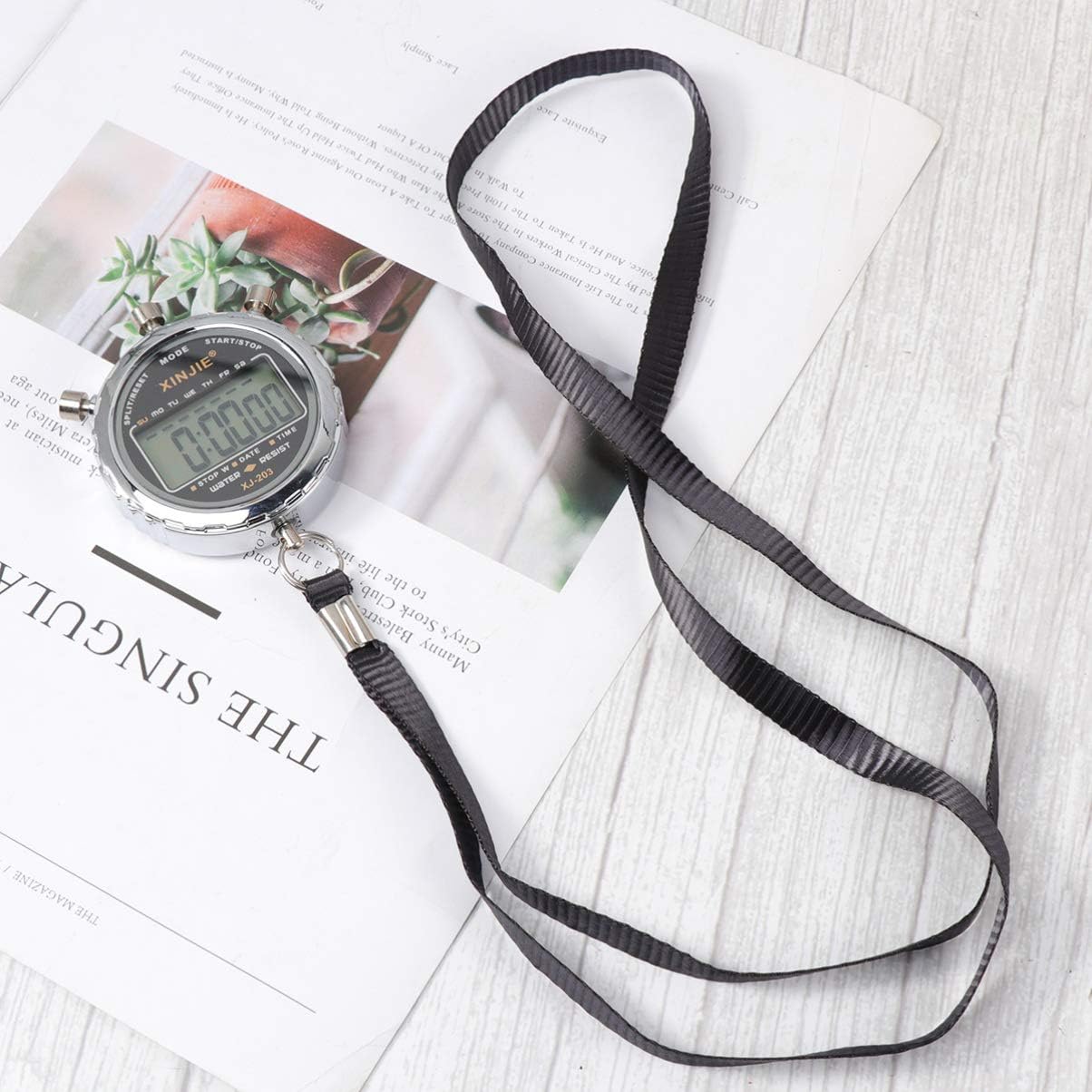 ULTECHNOVO Metal Stopwatch Timer, Digital Stopwatch with Extra Large ...