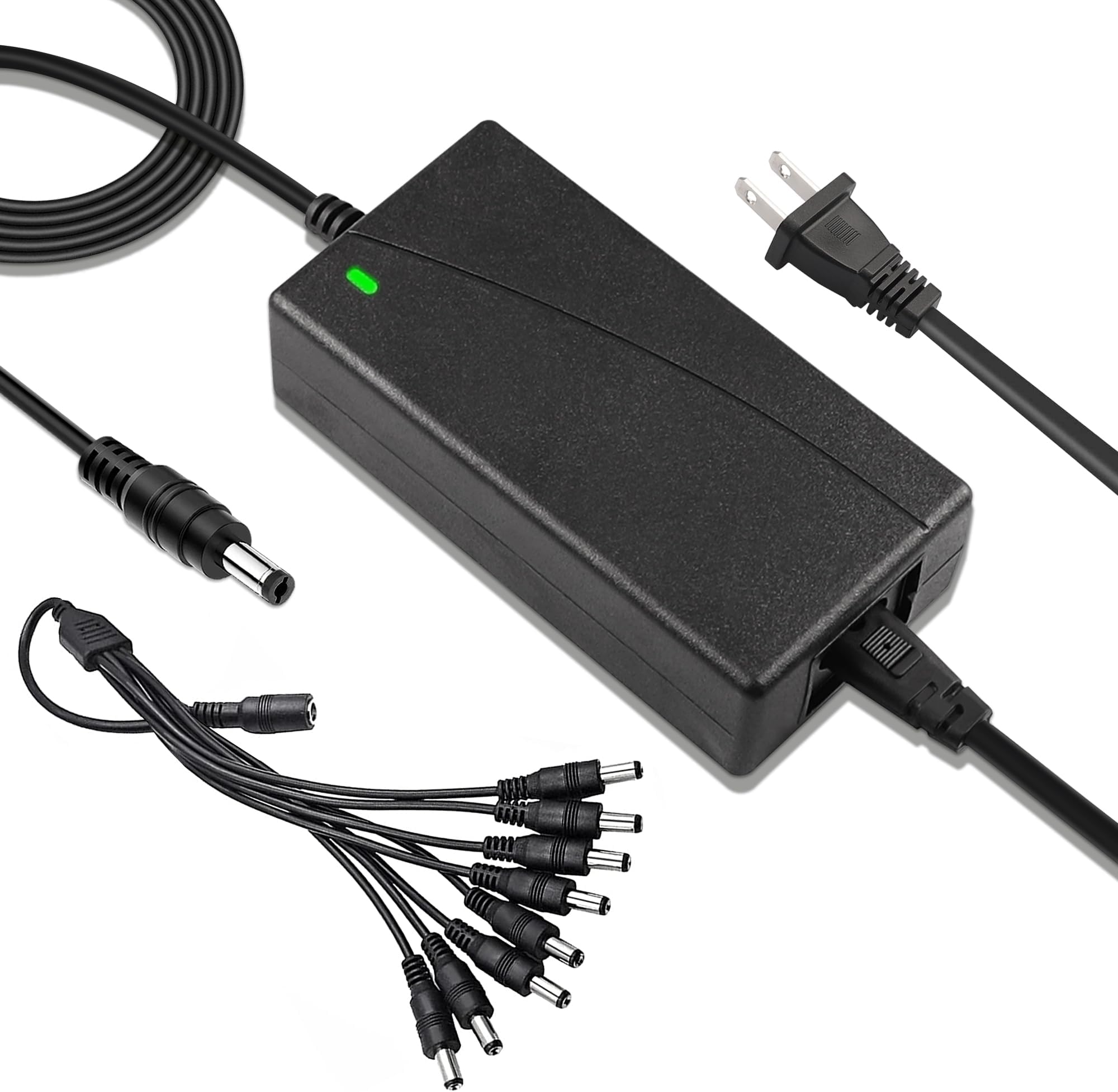 Amazon.com : EWETON Security Camera Power Adapter 12V 2.5A 100V-240V AC ...