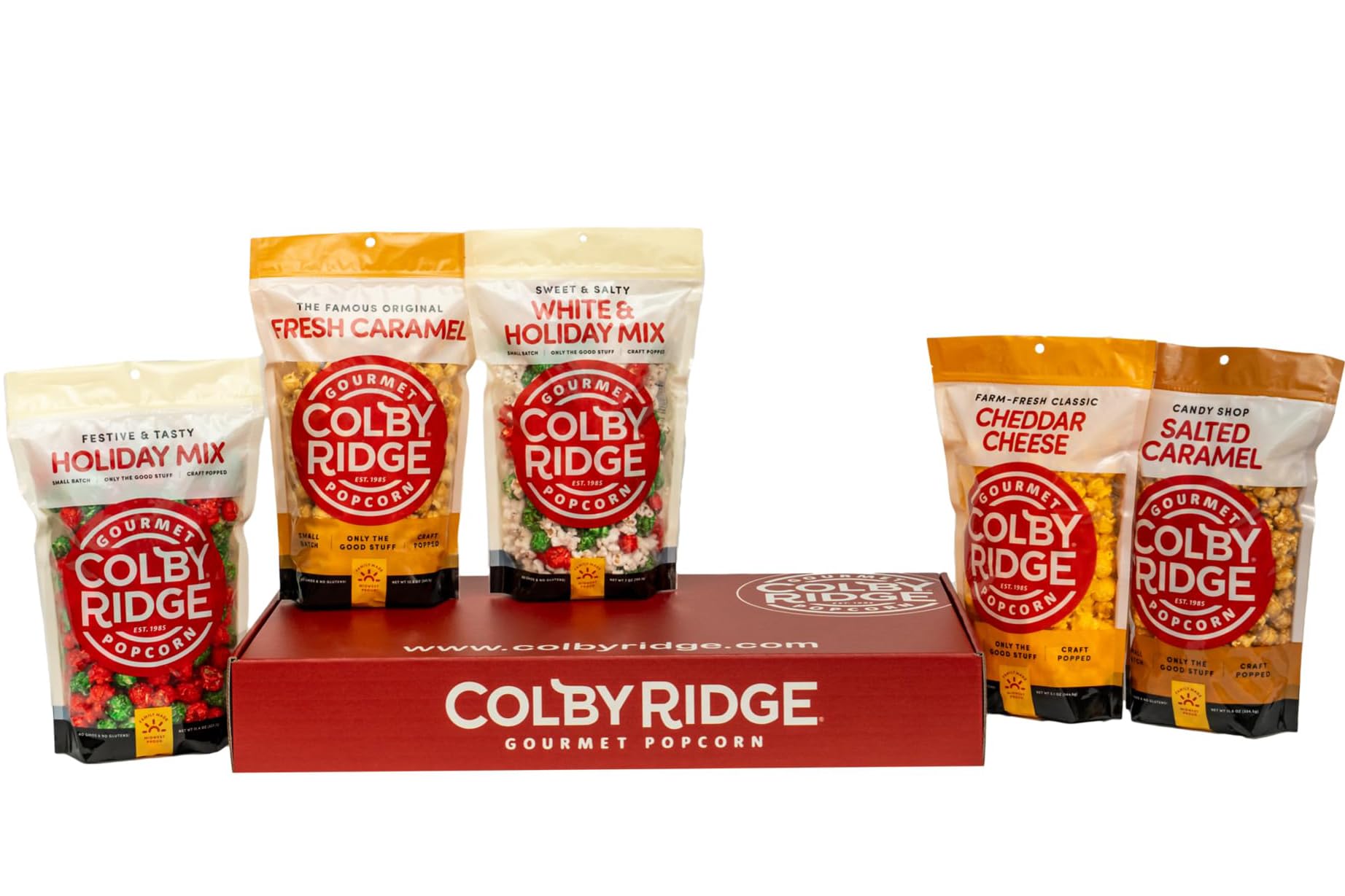 Amazon.com: Colby Ridge Holiday 5-Pack (1/2 Gal. 8 Cups Each) White ...