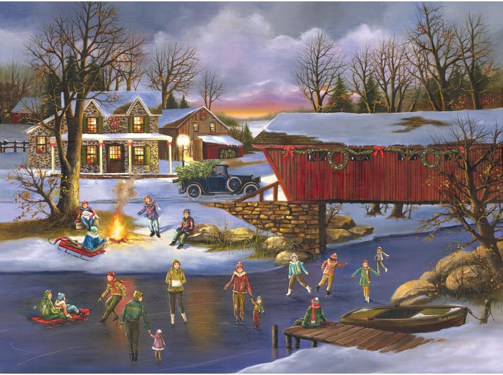Amazon.com: Bits and Pieces - 300 Large Piece Jigsaw Puzzle for Adults ...