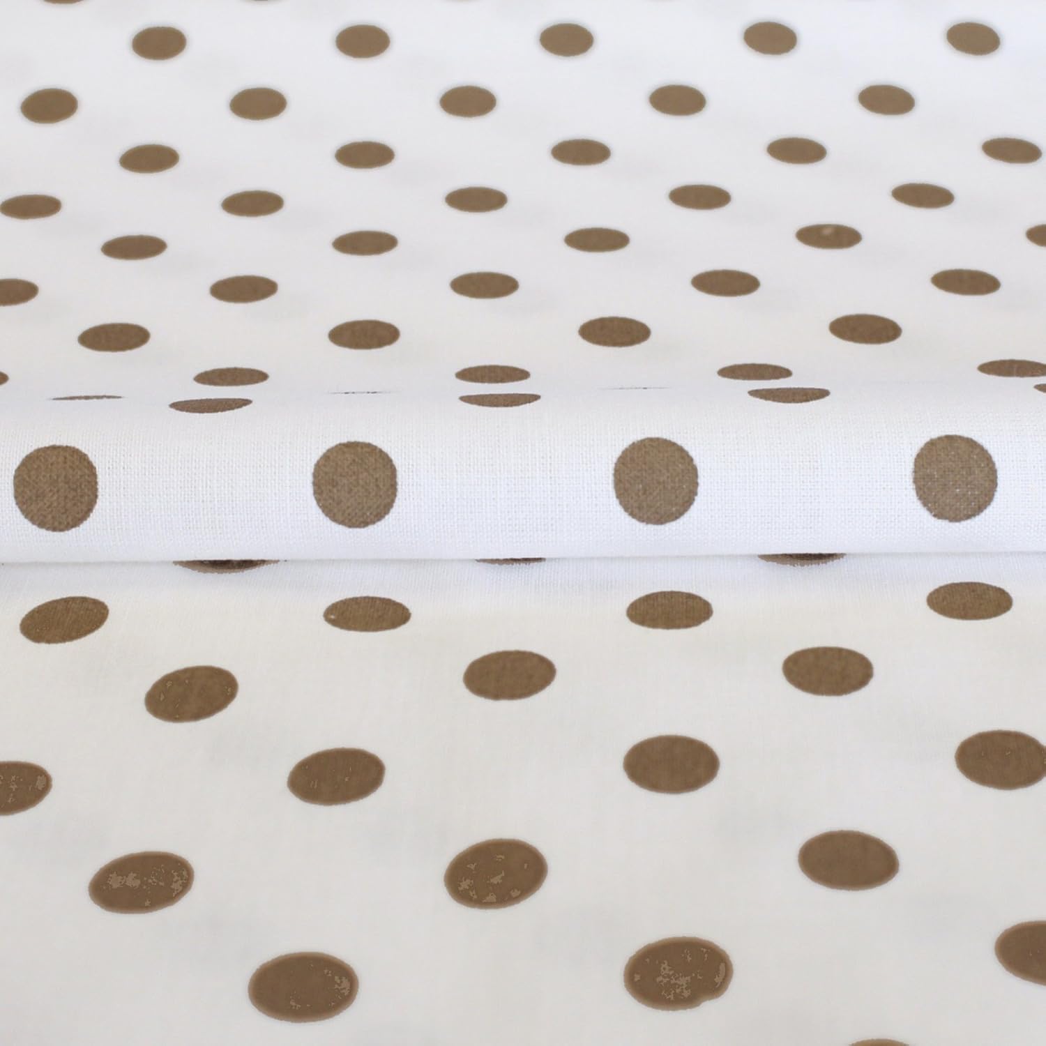 Hans-Textil-Shop Baumwollstoff Grau auf Weiß Gepunktet – Stoff ...