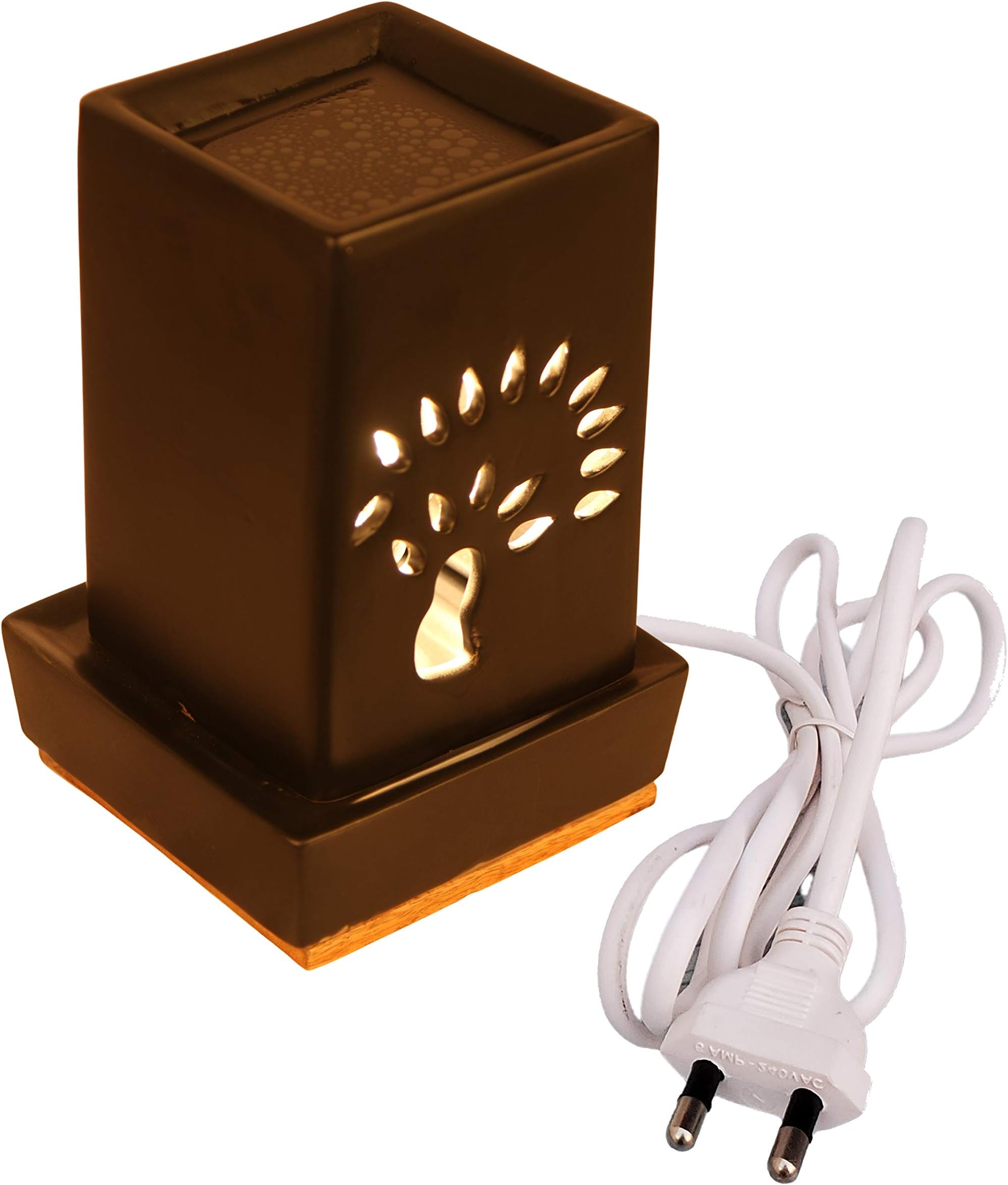 Pure Source India Ceramic Aroma Diffuser (6 x 6 x 9 inch, Off-White ...