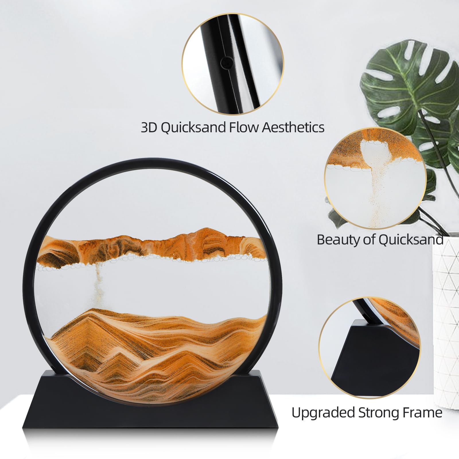 Snapklik.com : KPNUWN Moving Sand Art Liquid Motion, 3D Deep Sea ...