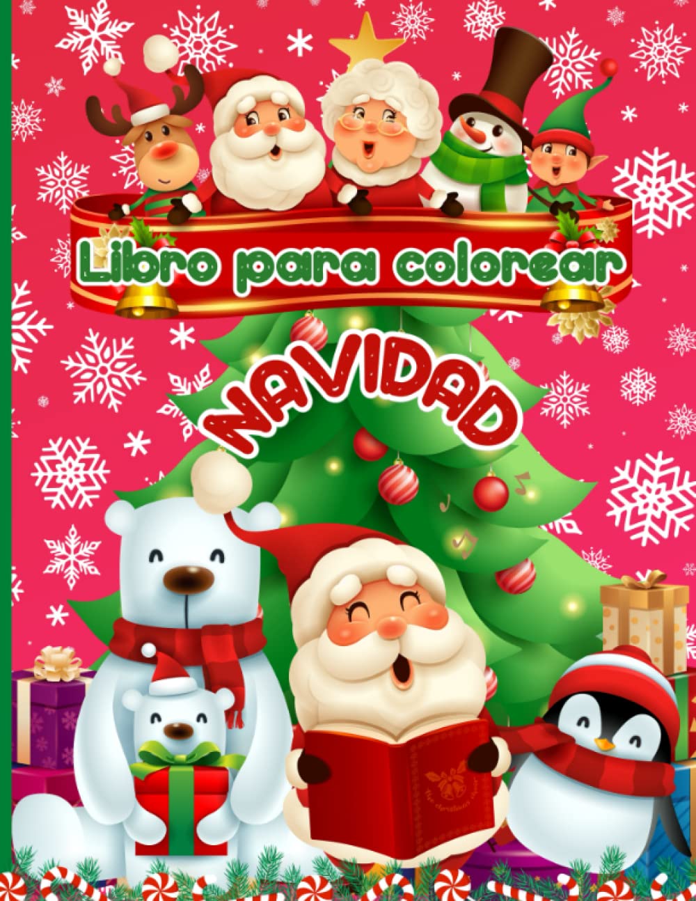 Libro para colorear- Navidad: Libro para colorear niños / Mi primer ...